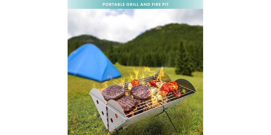 FlatpackPortable Stainless Steel Grill