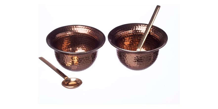 Copper Condiment Set