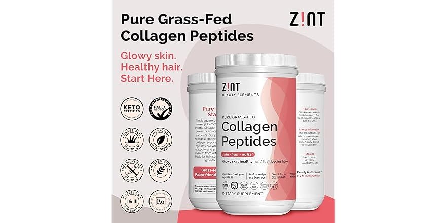 Zint Collagen Peptides Powder (32 oz)