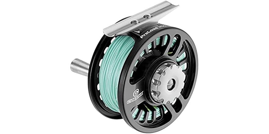 Cheeky Fishing PreLoad 300 Fly Reel, Black/Gunmetal, 2-4 wt