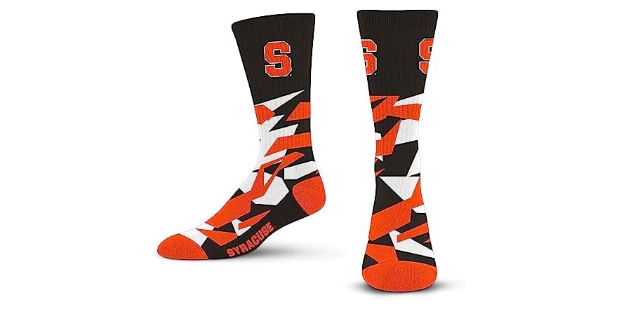 NCAA Shattered Camo Crew Sock