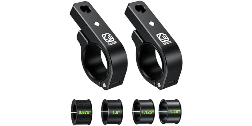 2 PC Light Mount Brackets With Inserts