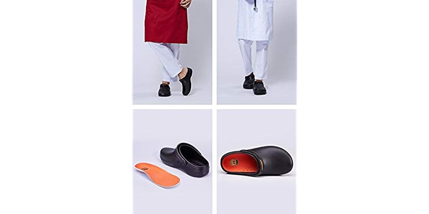 SensFoot Slip Resistant Chef Clogs