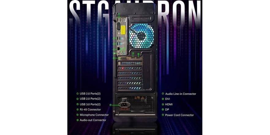 STGAubron Gaming Desktop (i5-10400F RTX 2060 S)