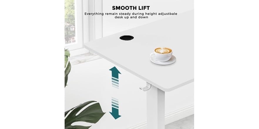 SMUG Electric Standing Desk, 48 x 24 in