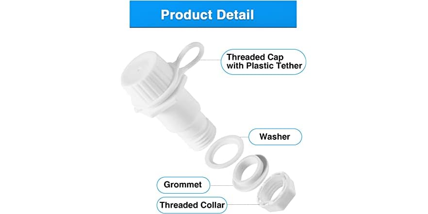Cooler Replacement Threaded Drain Plug