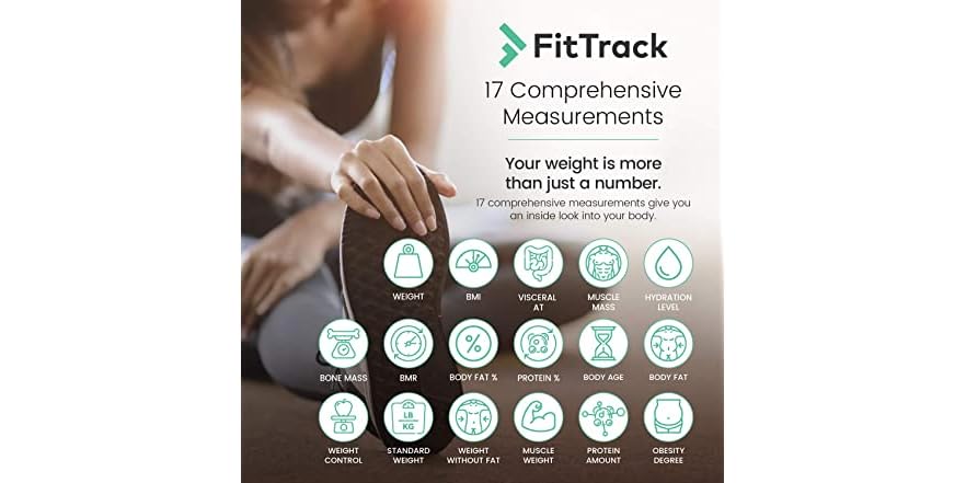FitTrack Dara Smart BMI Digital Scale