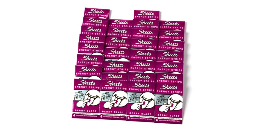 Sheets Energy Strips, 30 Pack