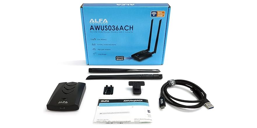 Type-C WiFi USB Wireless Wi-Fi Adapter