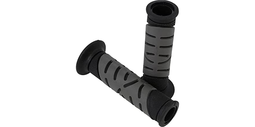 Pro Grip PG Open End Sportbike Grips, Black/Grey
