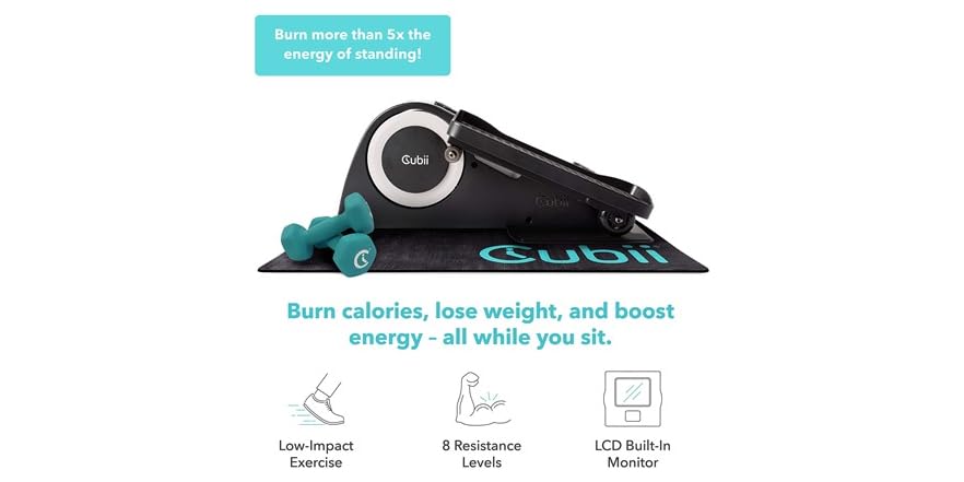 Cubii JR1 Under Desk Elliptical Bundle