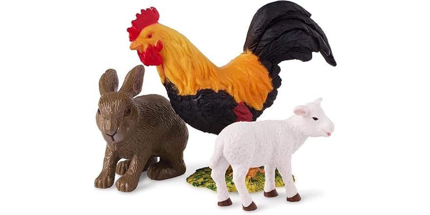 Terra by Battat Toy Farm Animals Set