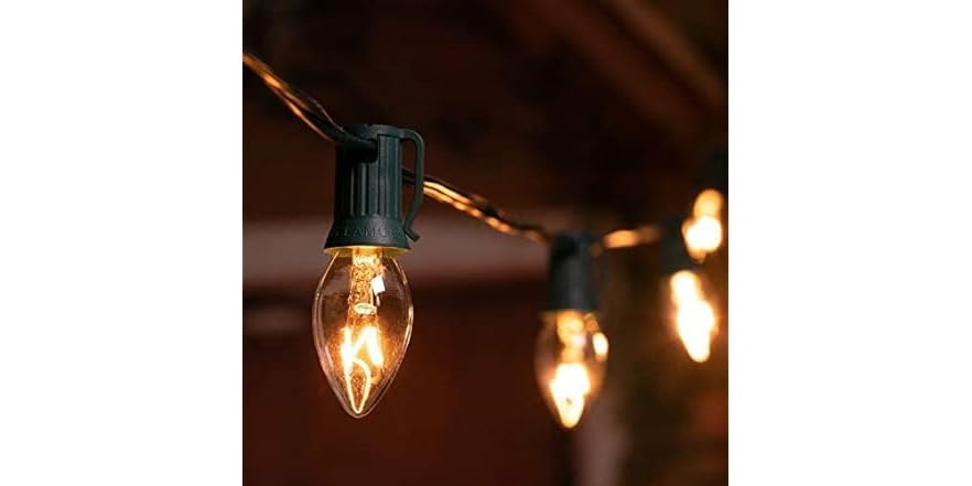 Brilliant Light 100FT Outdoor Christmas String Lights