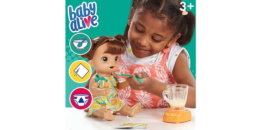 Baby Alive Magical Mixer Baby Doll Tropical Treat