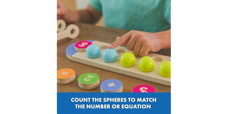 Educational Insights Count & Match Wooden Set