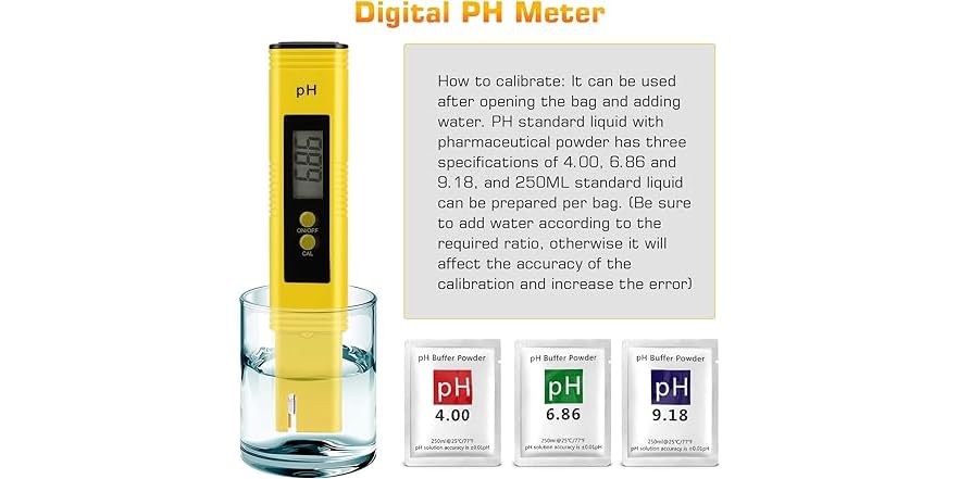 PH Meter PH Tester with 0-14 Range