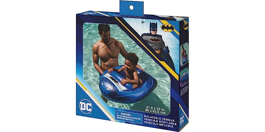 Swimways DC Batman Batmobile Inflatable