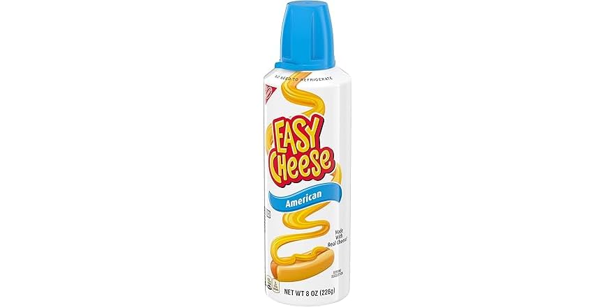 Easy Cheese American Cheese Snack, 8 oz