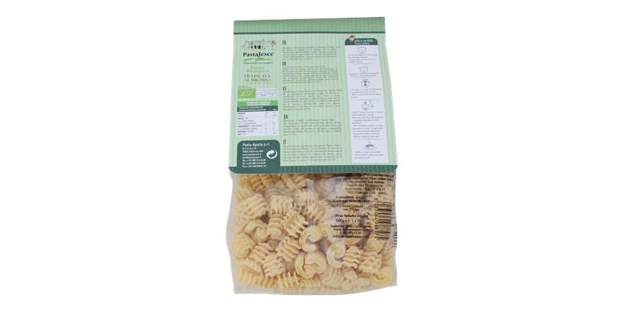 (6 Pk) PastaJesce Organic Italian Pasta, Festoni