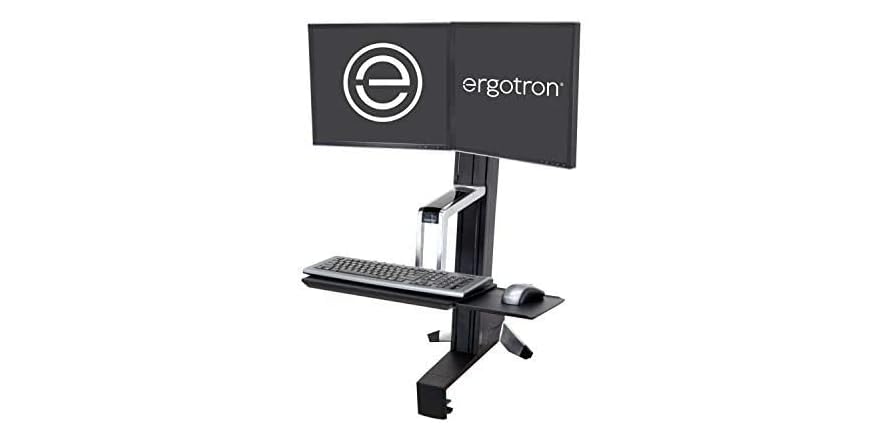 Ergotron WorkFit-S Dual Sit-Stand (Open Box)