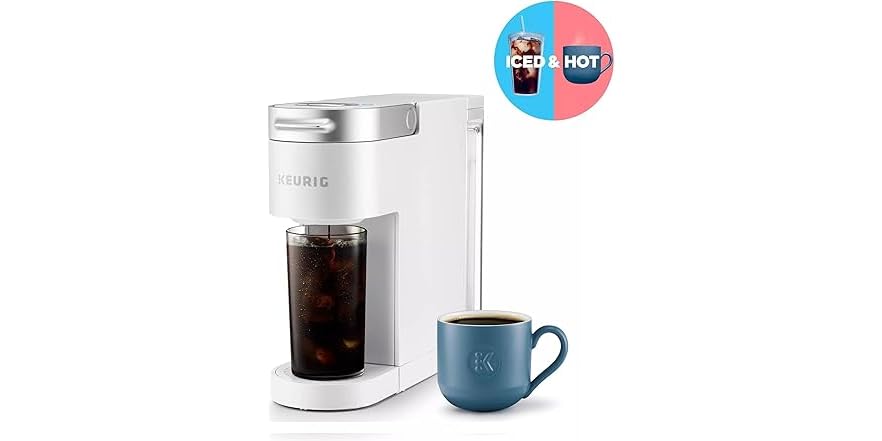 Keurig K-Iced Plus Single-Serve Coffee Maker, Brews Iced Cof (Open Box)