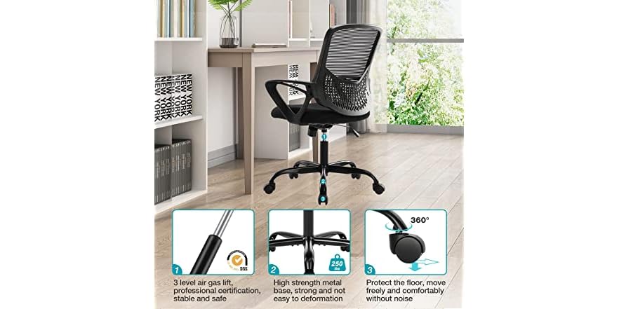 Ergonomic Office Chair w/ Lumbar Support