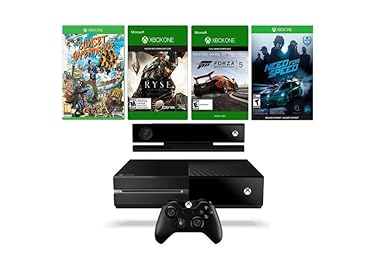 Microsoft Xbox One w/Kinect and 4 Games