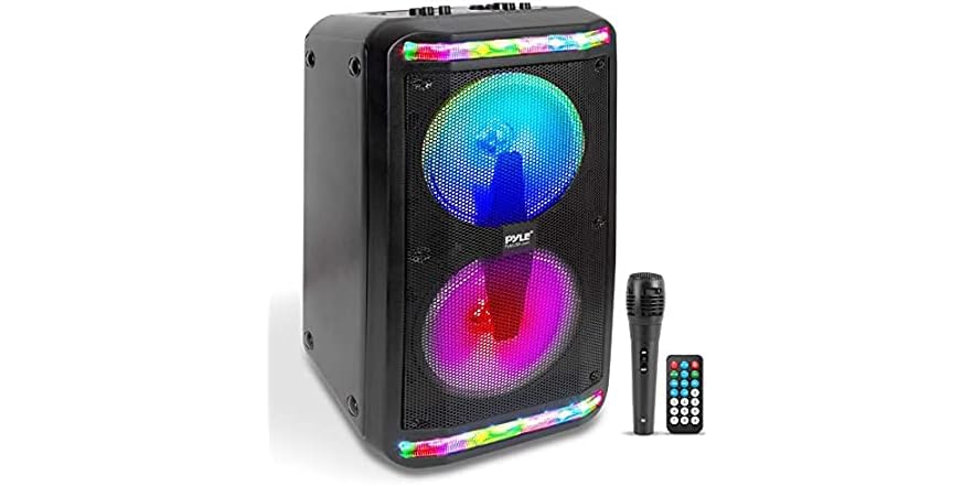 Pyle 600W Portable Bluetooth PA Speaker System
