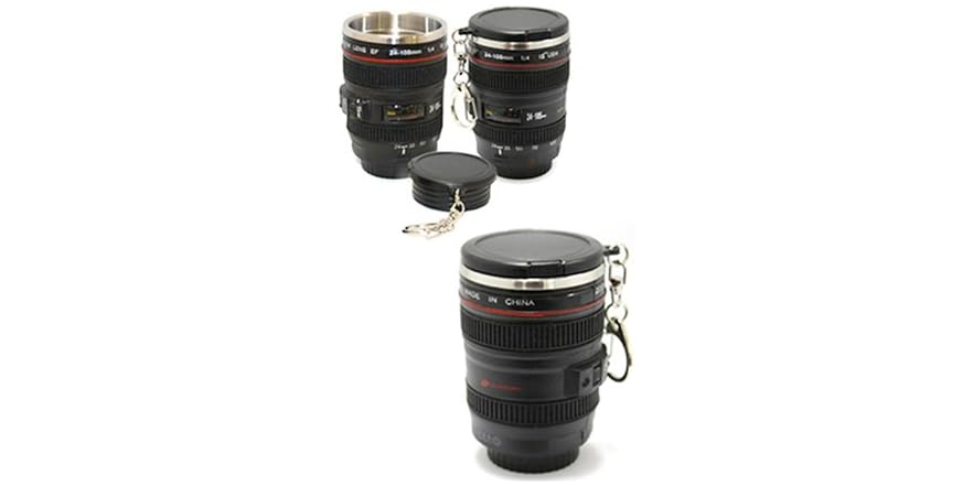 Mini Camera Lens Shot Glasses (3-Pack)