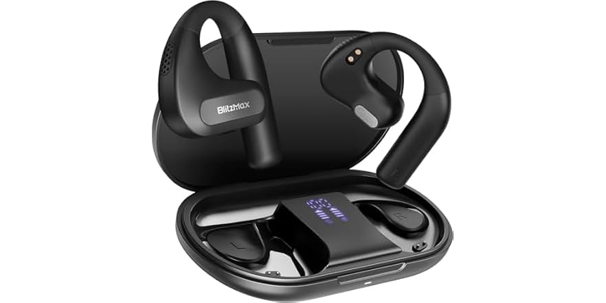 BlitzMax Open Ear True Wireless Bluetooth 5.3 Earbuds