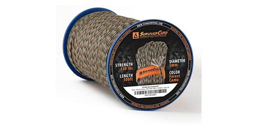 Parachute Cord Integrated Fishing Line