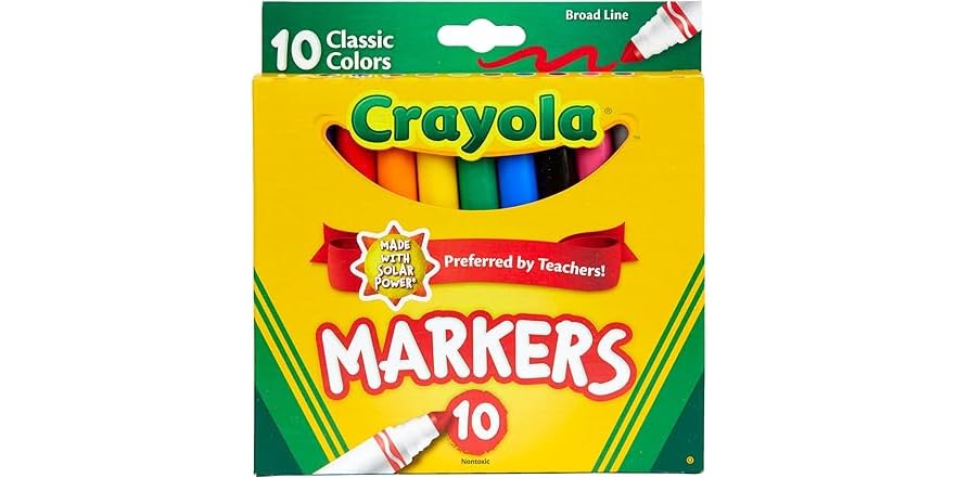 Crayola Broad Line Markers 10 Ct