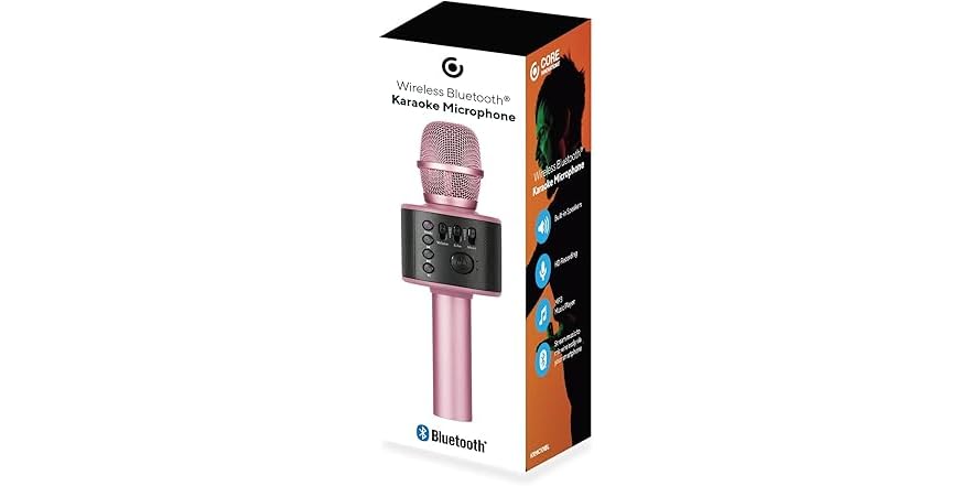 Core Innovations Karaoke Mic, Rose