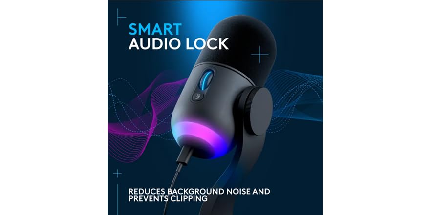 Logitech Yeticaster GX RGB Microphone and Boom