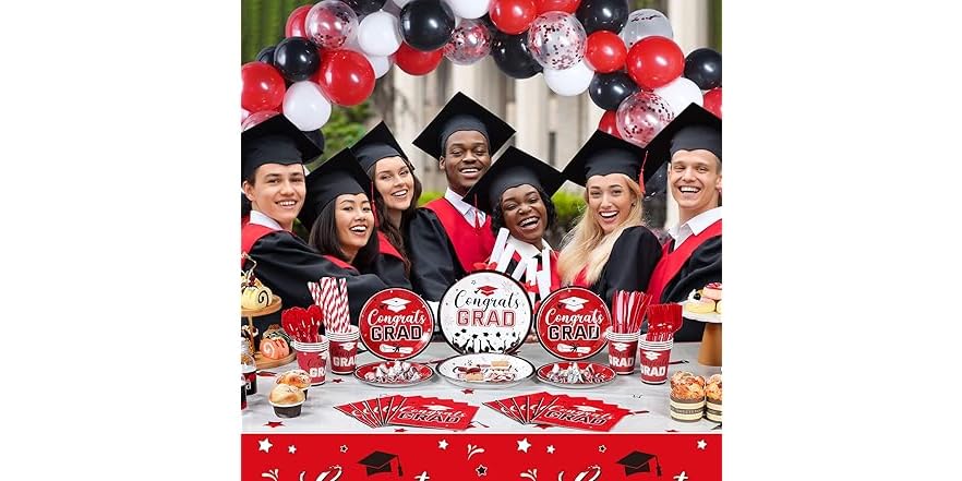 277 PCS Graduation Party Supplies Kit