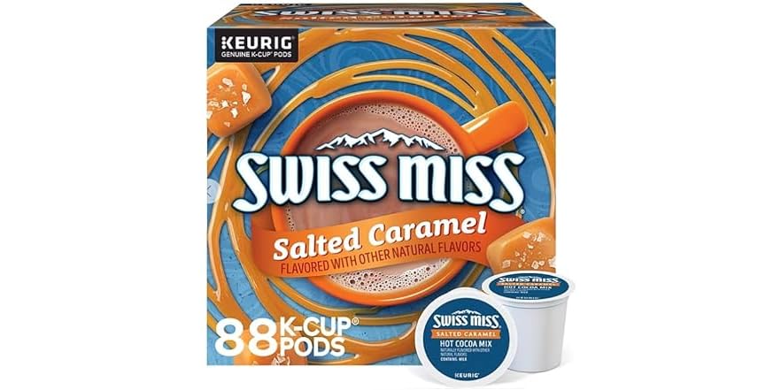 4Pk Swiss Miss Salted Caramel Hot Chocolate K Cups