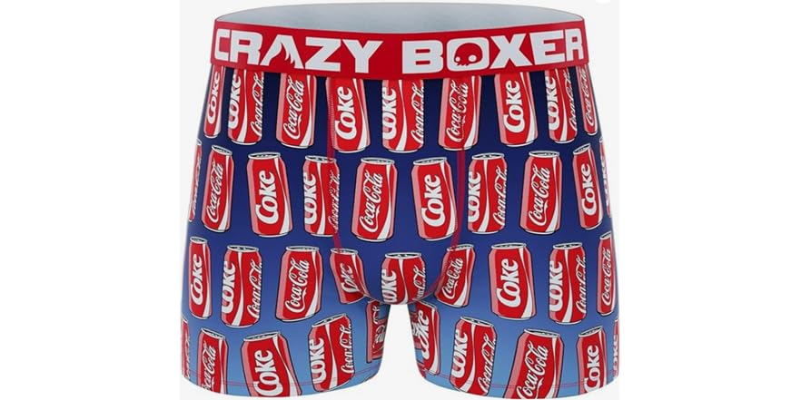 CRAZYBOXER Men's coca cola Boxer Brief