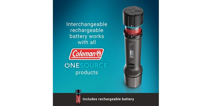 Coleman Rechargeable Camping Flashlight