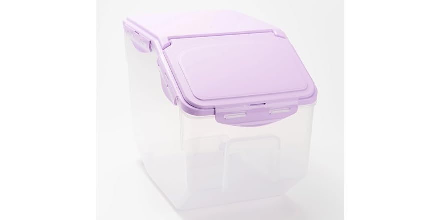 LocknLock XL Flip Top Storage Bin w/Wheels