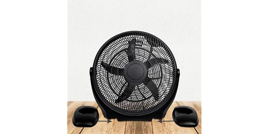 Simple Deluxe 14" 3-Speed Plastic Floor Fan