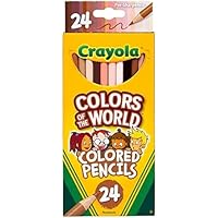 24-Count Crayola Colors of the World Colored Pencil Set