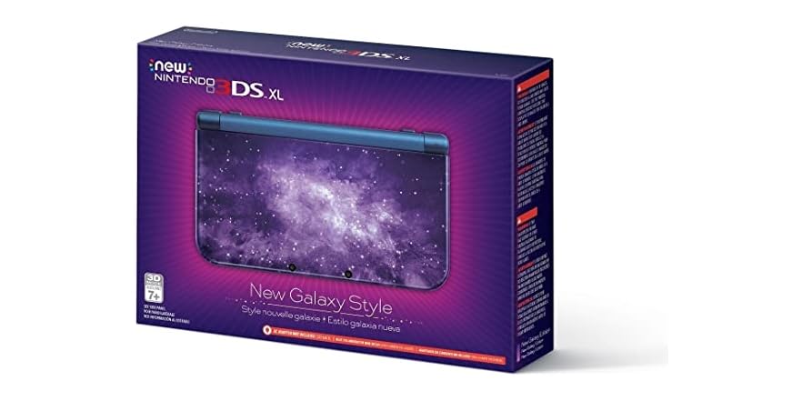 Nintendo New 3DS XL Console- Galaxy Style