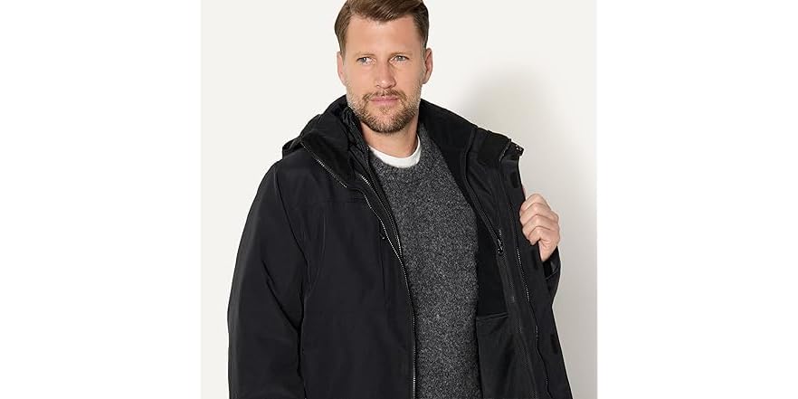 Amazon Essentials Mens Water Resistant Jacket (XL)