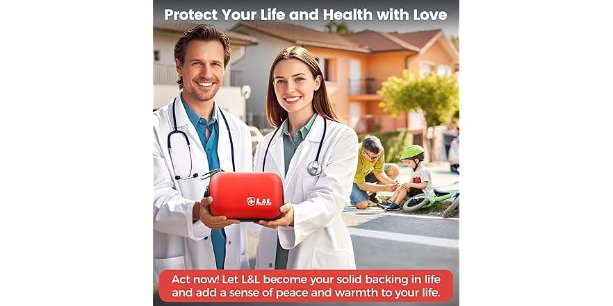L&L First Aid Emergency Kit 120 Piece