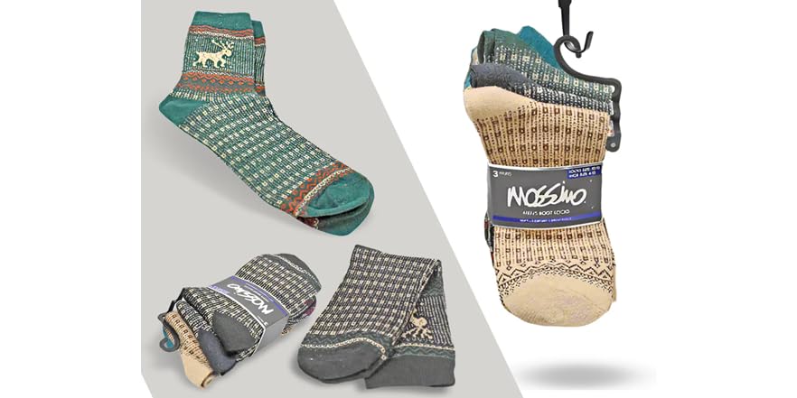 6-Pairs Mossimo Womens & Mens Boot Socks
