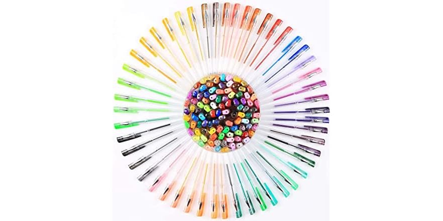Smart Color Art 100 Colors Gel Pens Set