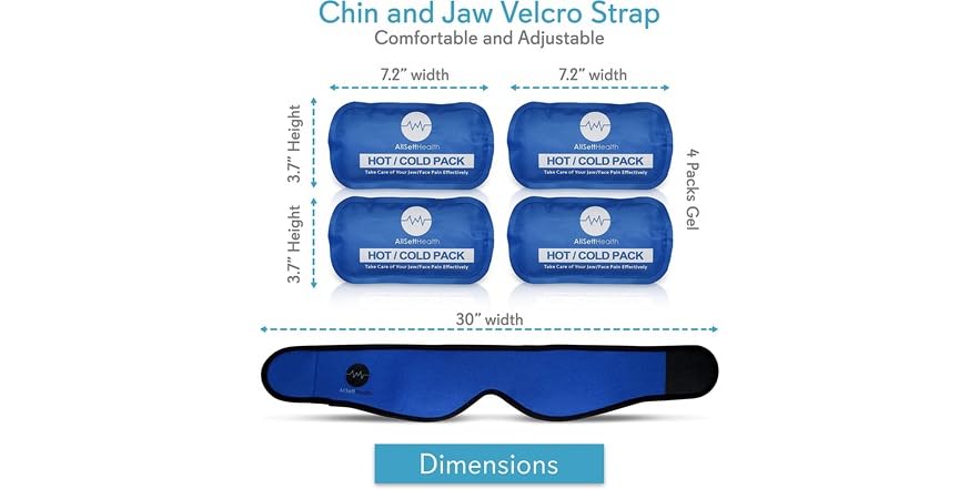 4pcs Face Hot Cold Pack