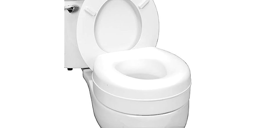 HealthSmart Raised Toilet Seat Riser