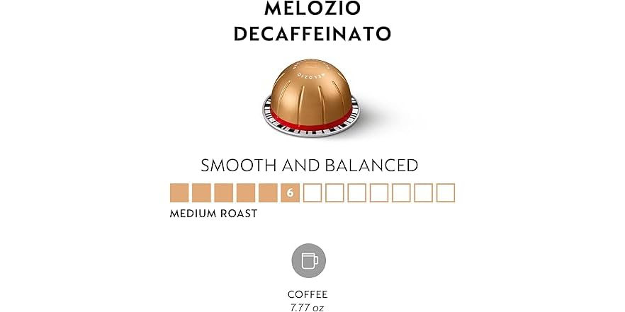 60-Count Nespresso Vertuo Melozio Decaffeinato