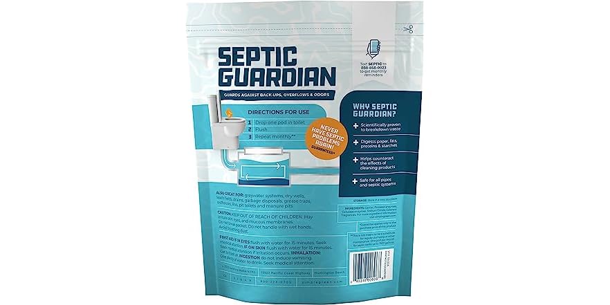 Simple Green Septic Guardian Monthly Septic Tank Treatment